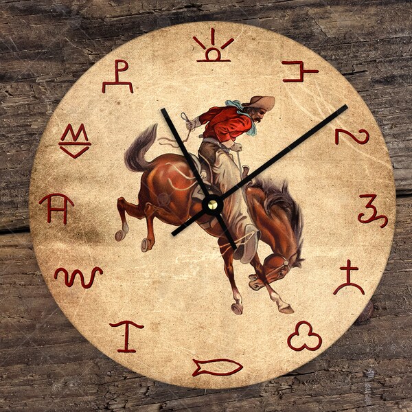 Rustic Wall Clock - Etsy