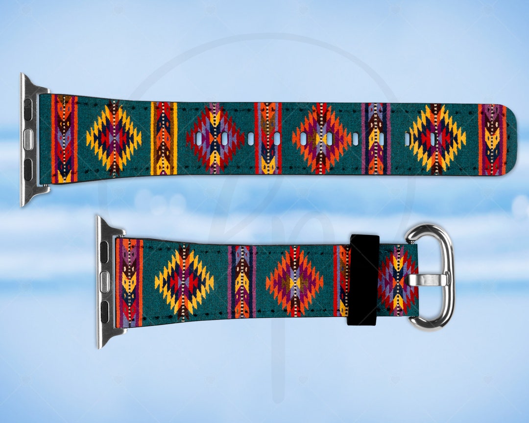 Aztec Navajo Watch Band | Southwestern Bracelet | American Indian ...
