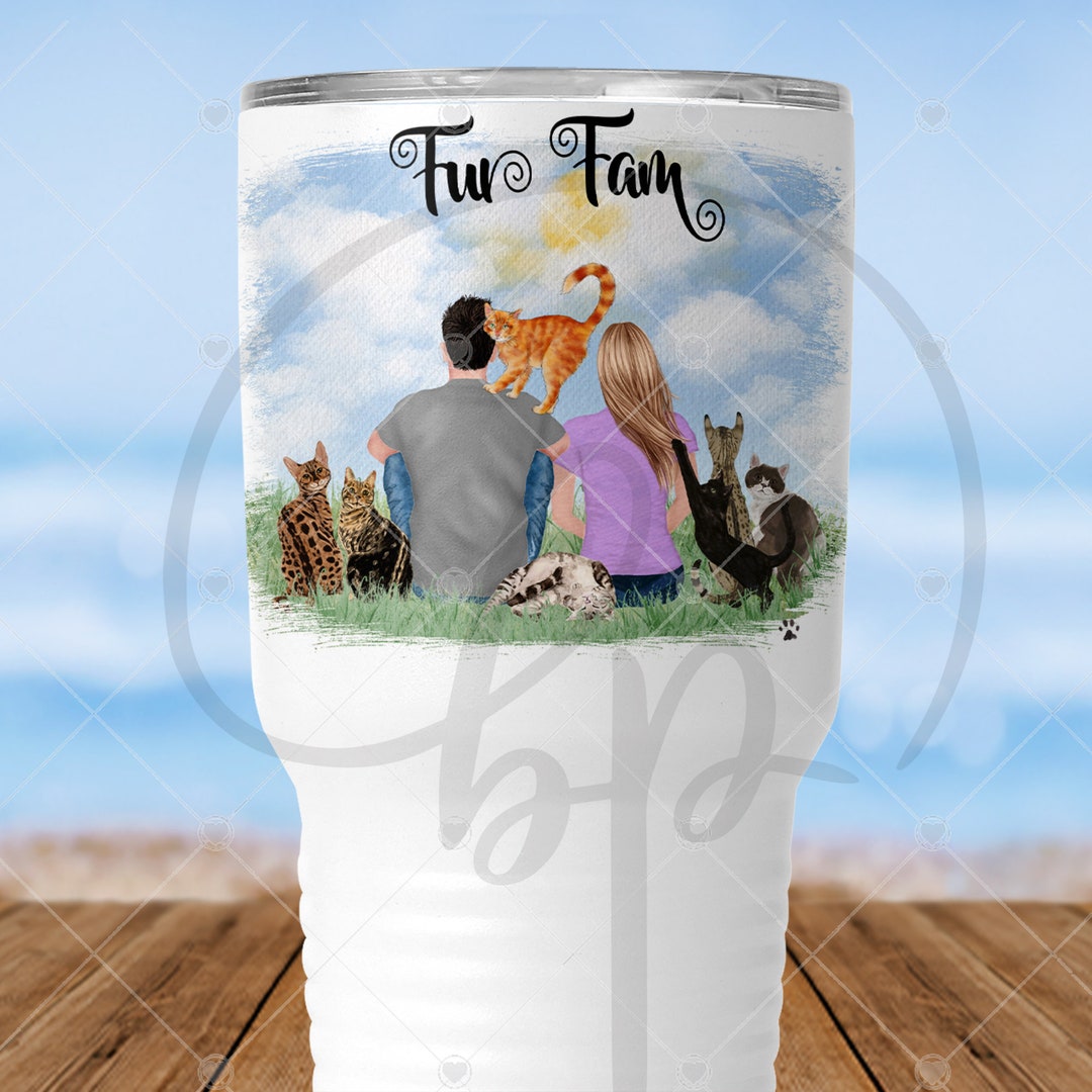 Personalized Fur Family Drinkware Dog and Cat Fur Parents - Etsy