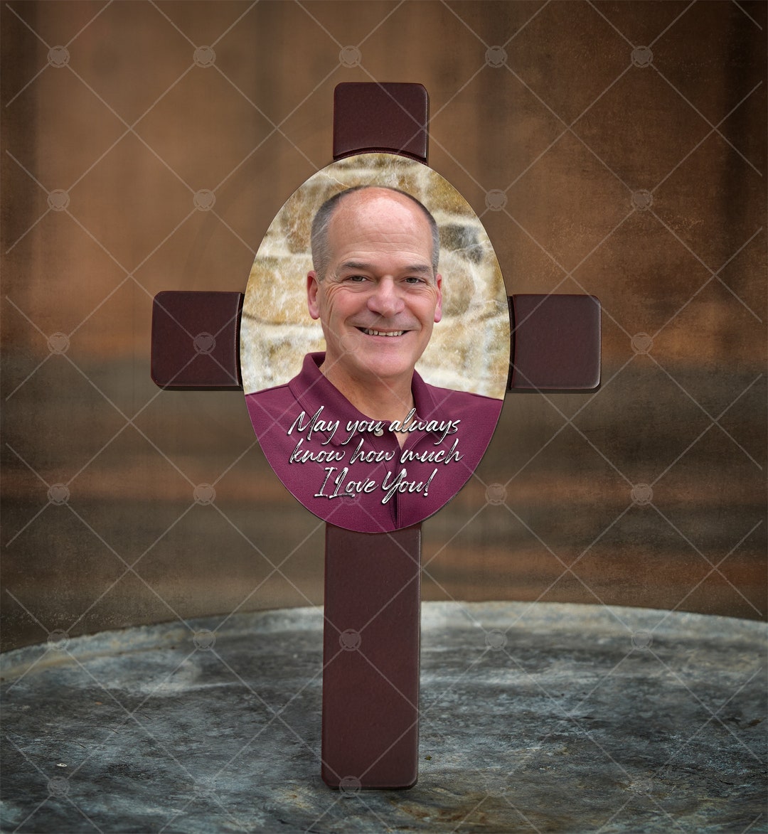 In Loving Memory, Personalized Memorial Cross, Sympathy Gift for Loved ...