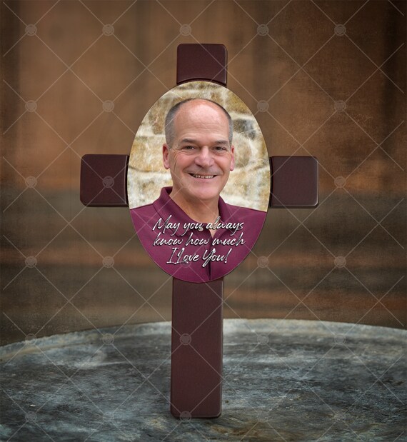 In Loving Memory Personalized Memorial Cross Sympathy Gift | Etsy