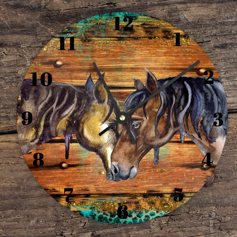 Horse Clock - Etsy