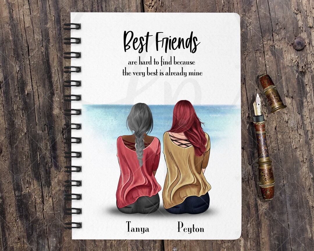 Personalized Best Friend Spiral Notebook | Hand Writing Journal | Note ...