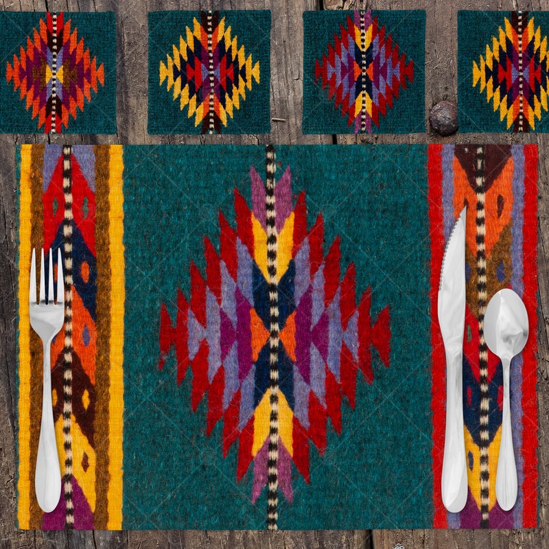 Aztec Placemats - Etsy Australia