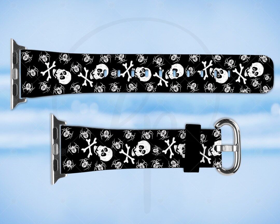Watch Band | Scary Skulls & Spiders | Fun Halloween Accessory | Spooky ...