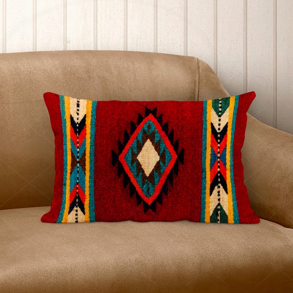 Leathaire Pillow Tan Rodeo Art Bucking Bronc Western Throw Pillow ...