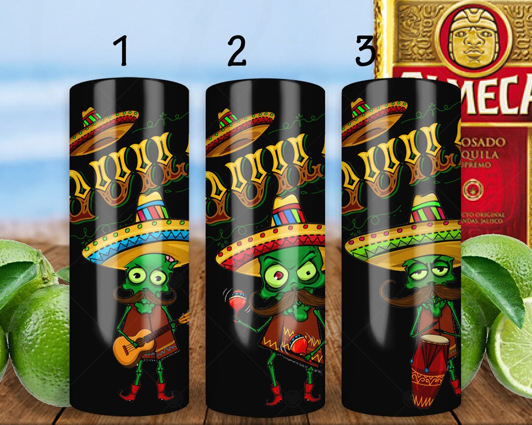 Ceramic Shot Glass 3oz Set | Tequila | Mexican Zombies | Collectable ...