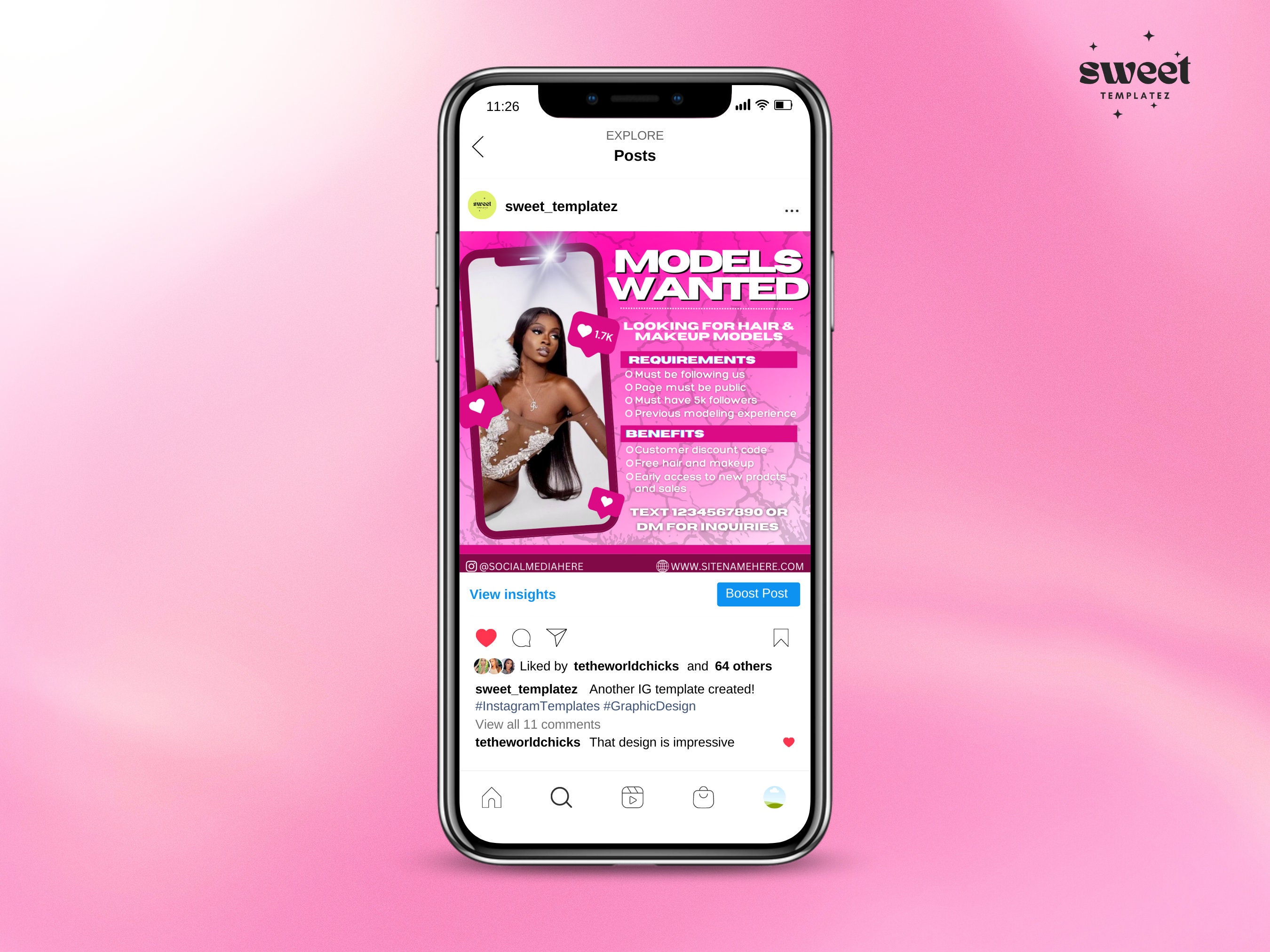 Beauty Model Wanted Flyer, Wanted Brand Influencer, Brand Ambassador ...