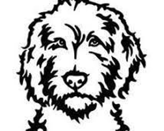 Goldendoodle Dog/doodle Decal - Etsy