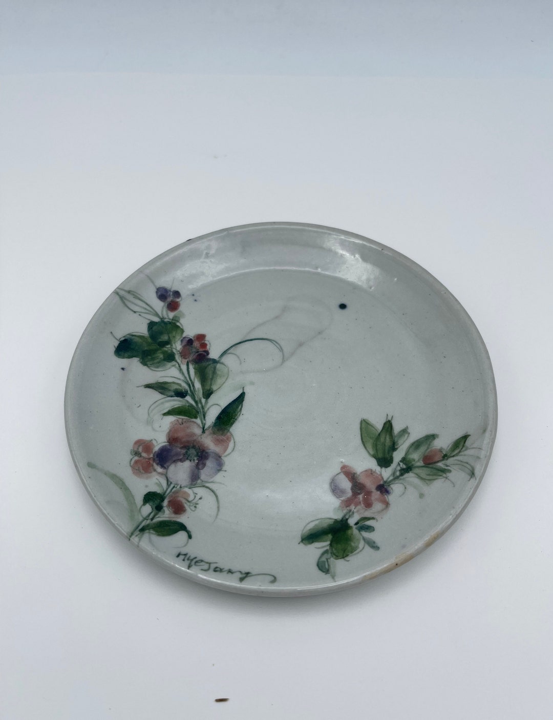 Cherry Blossom Ceramic Plate Flower Nature Pattern - Etsy