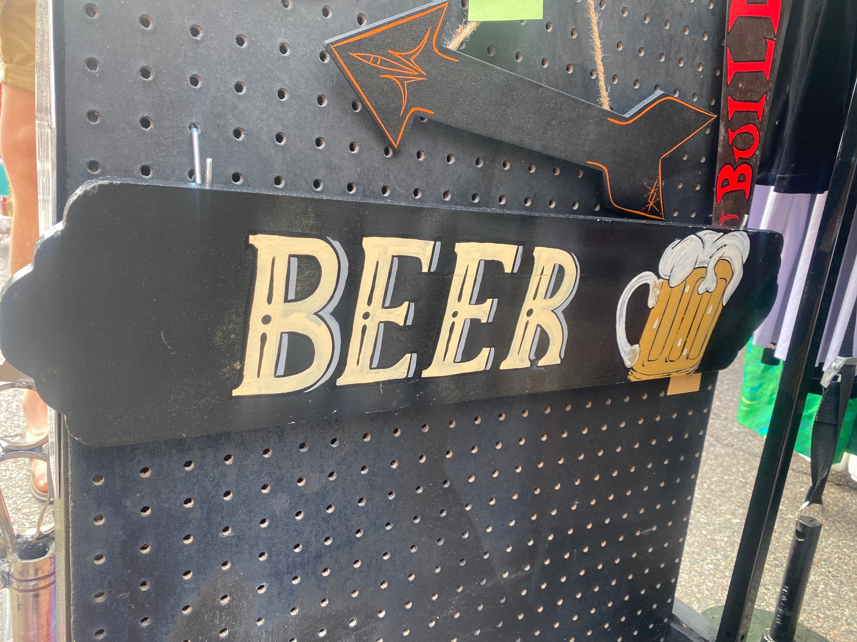 Hanging BEER Sign - Etsy