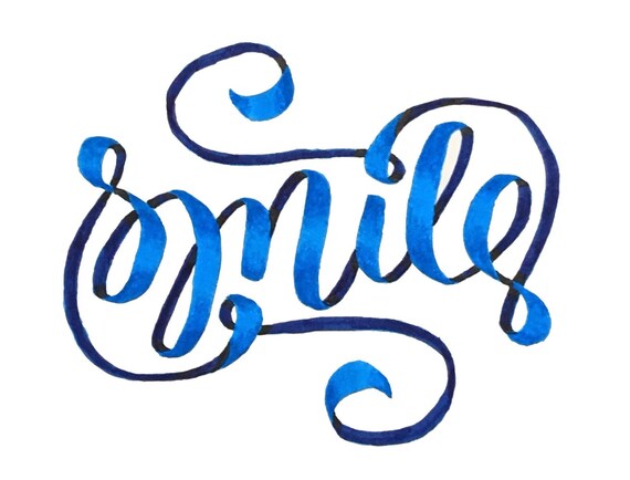 Smile Word Outline
