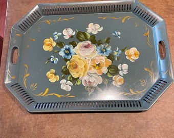 Tole Painted Tray | Etsy