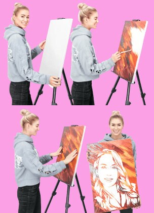 Simple Art Portrait Kit - Etsy