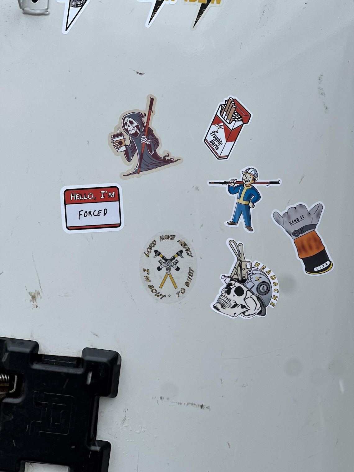 Funny Lineman Stickers | Waterproof Hard Hat Decals | Union Electrician ...