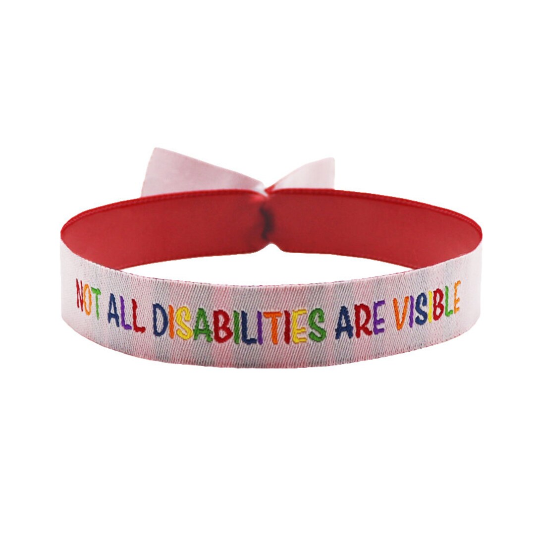 Not All Disabilities Are Visible Bracelet - Etsy