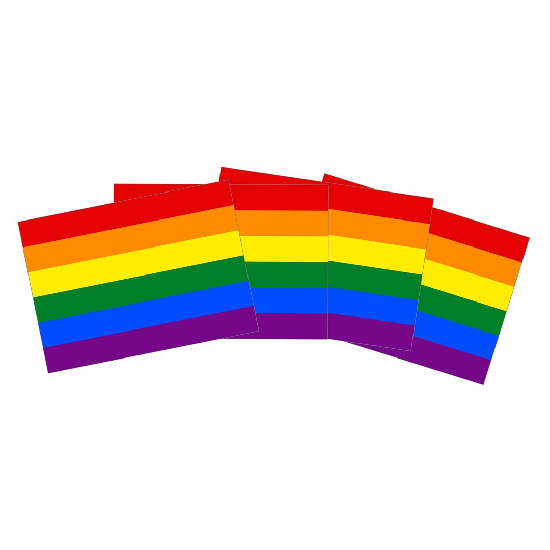 Rainbow Flag Sticker - Etsy