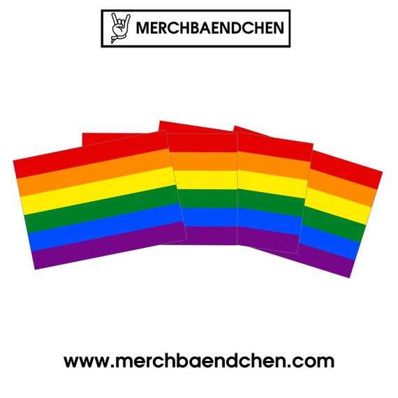 Rainbow Flag Sticker - Etsy