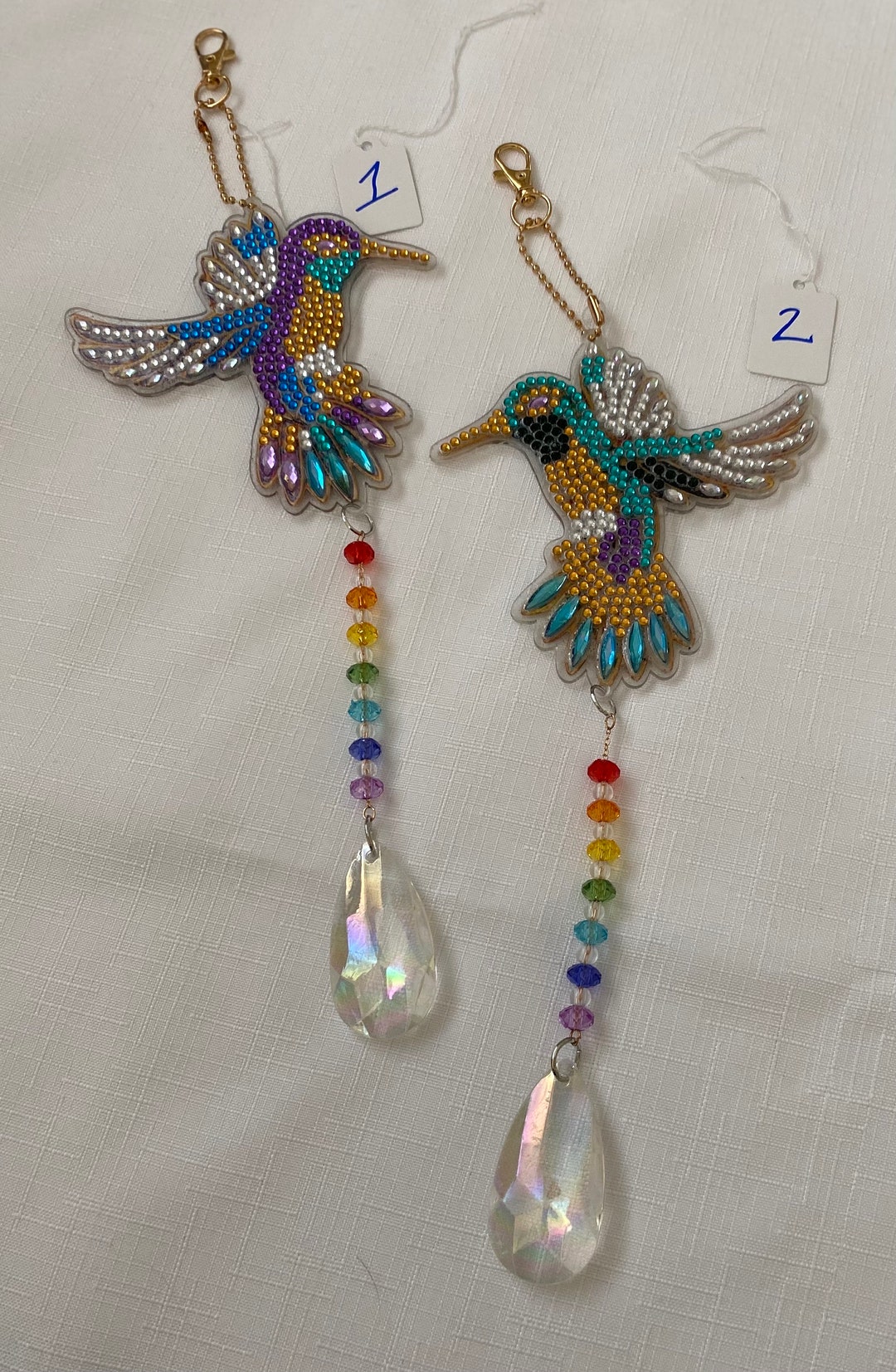 Hummingbird Diamond Art Keychain/suncatcher - Etsy