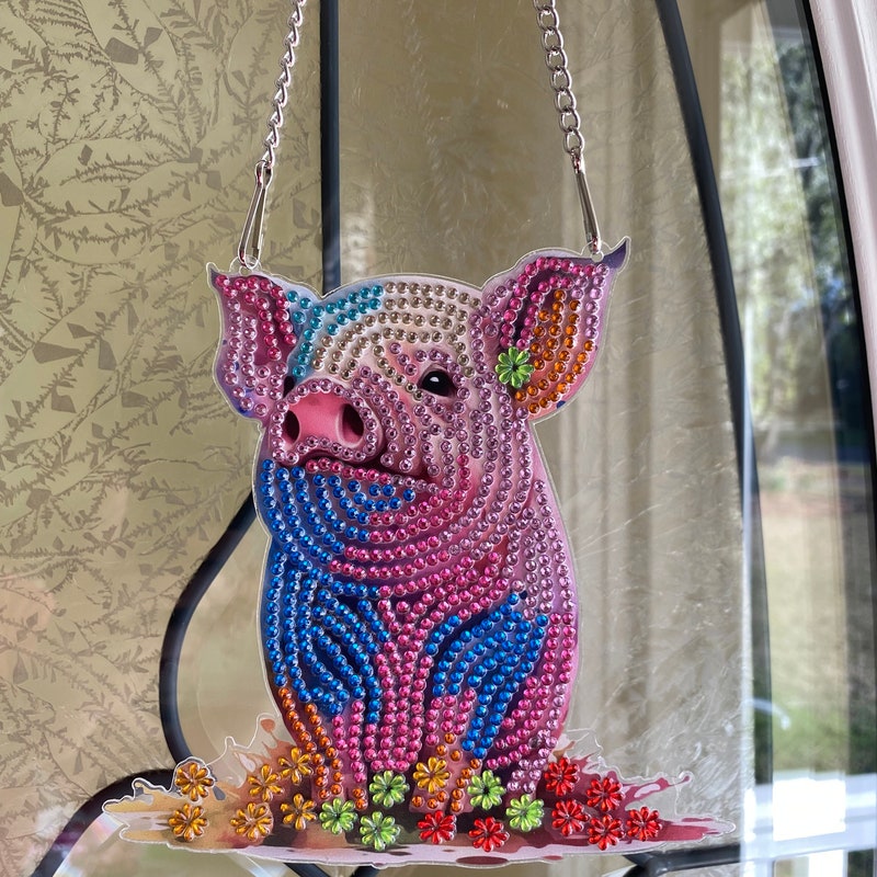 Diamond Art Pigs - Etsy
