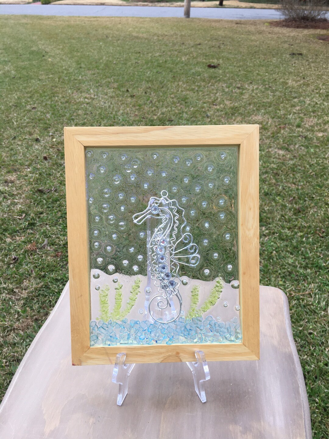 Seahorse Resin Art Sun-catcher - Etsy