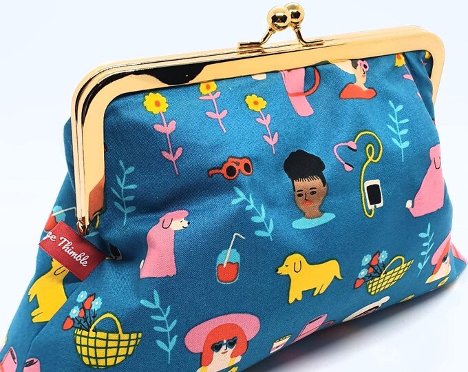 Vintage style clutch purses made with love by MyVintageThimbleShop