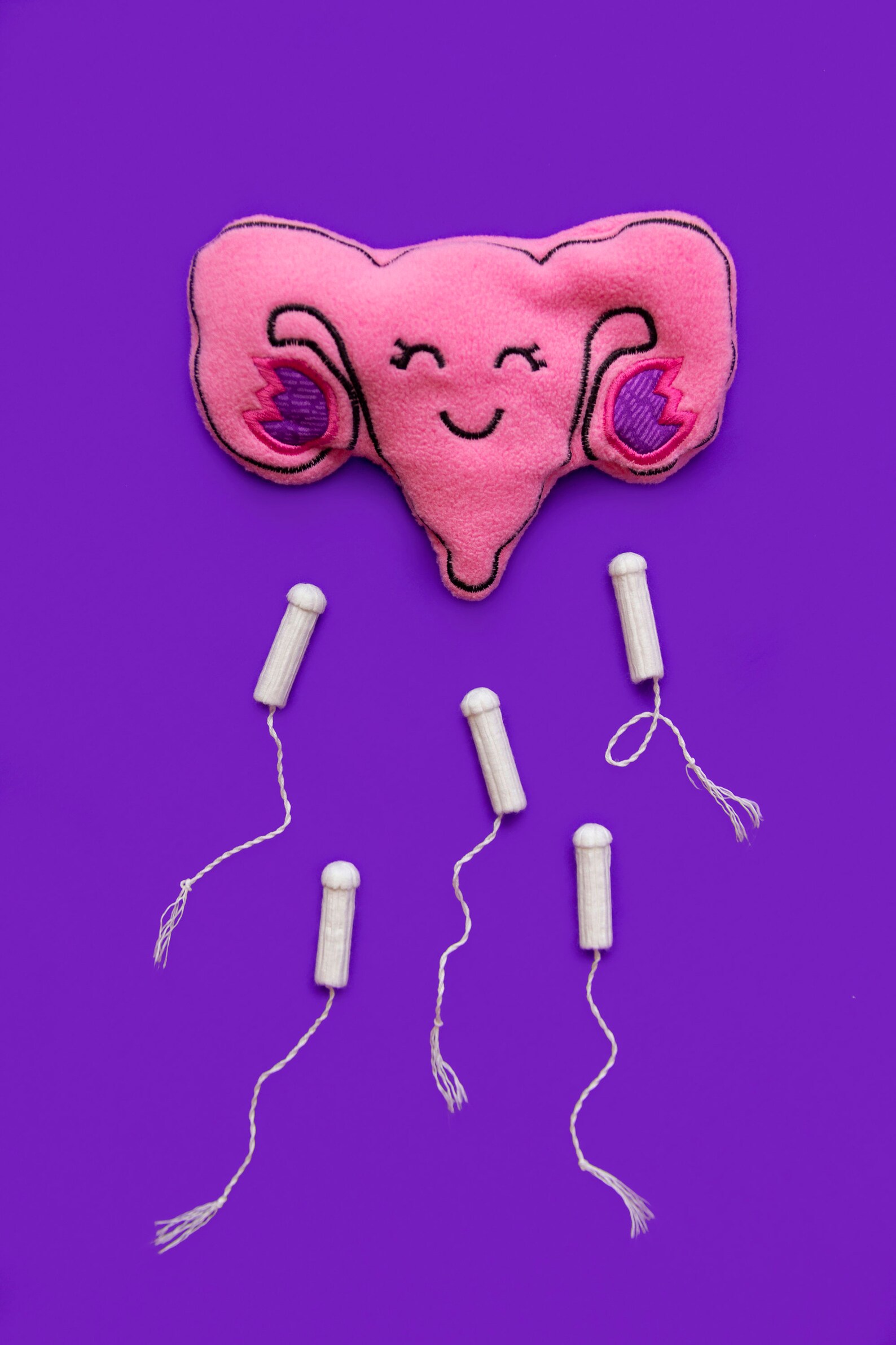 Period Heat Pad Mindy the Menstrual Pal Uterus Plush | Etsy