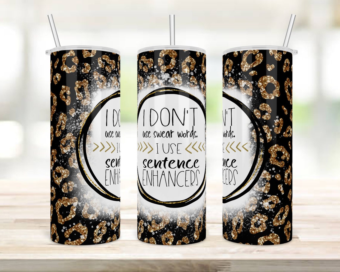 Swear Words Cuss Words Tumbler 20 Oz Tumbler Cup - Etsy