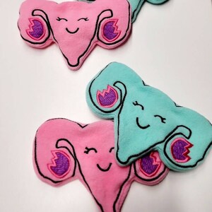 Period Heat Pad , Mindy the Menstrual Pal , Uterus Plush , Cramp Relief ...