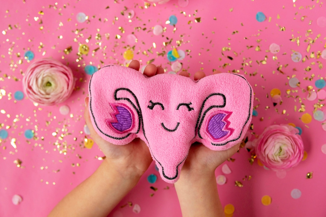 Period Heat Pad , Mindy the Menstrual Pal , Uterus Plush , Cramp Relief ...
