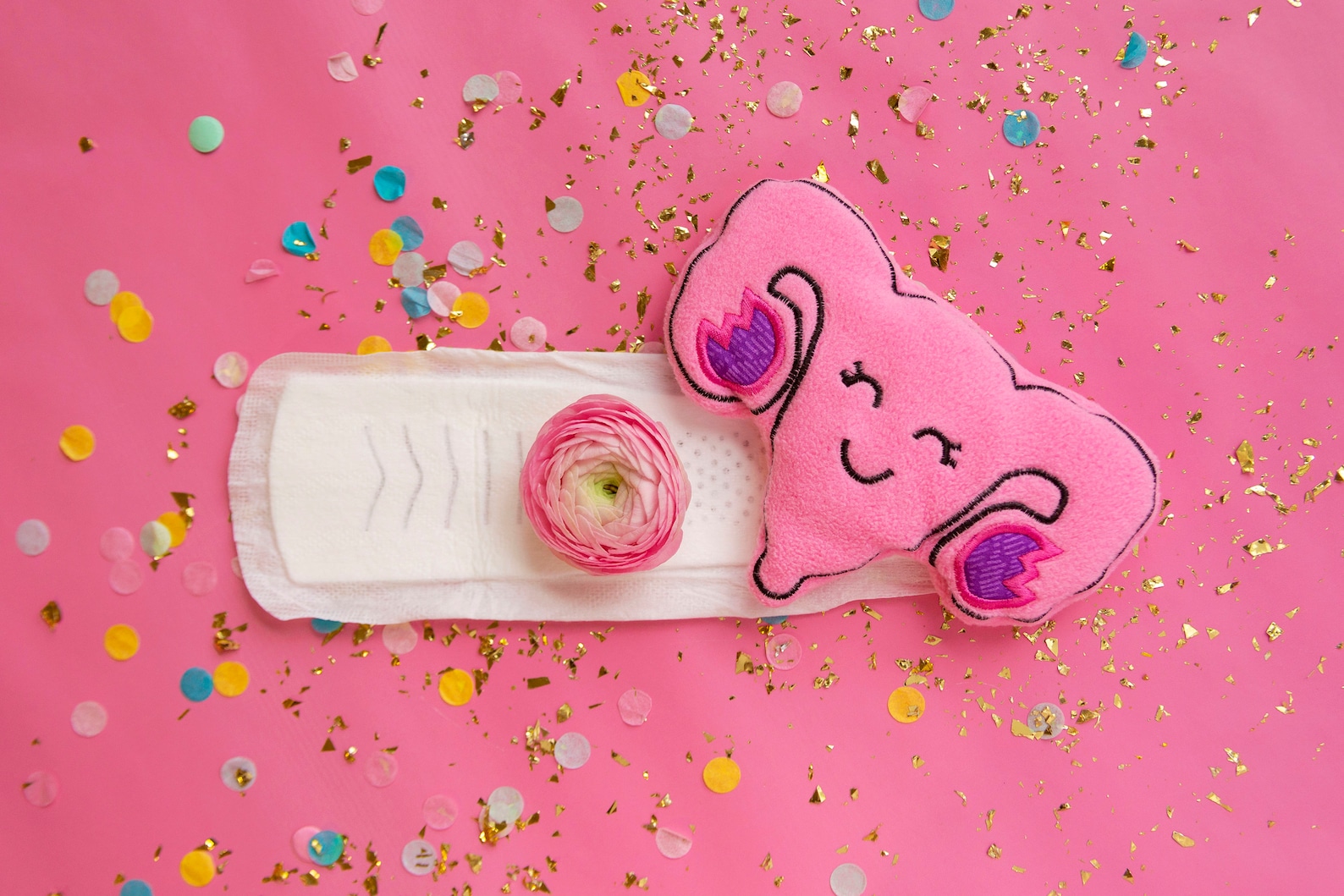 Period Heat Pad Mindy the Menstrual Pal Uterus Plush | Etsy