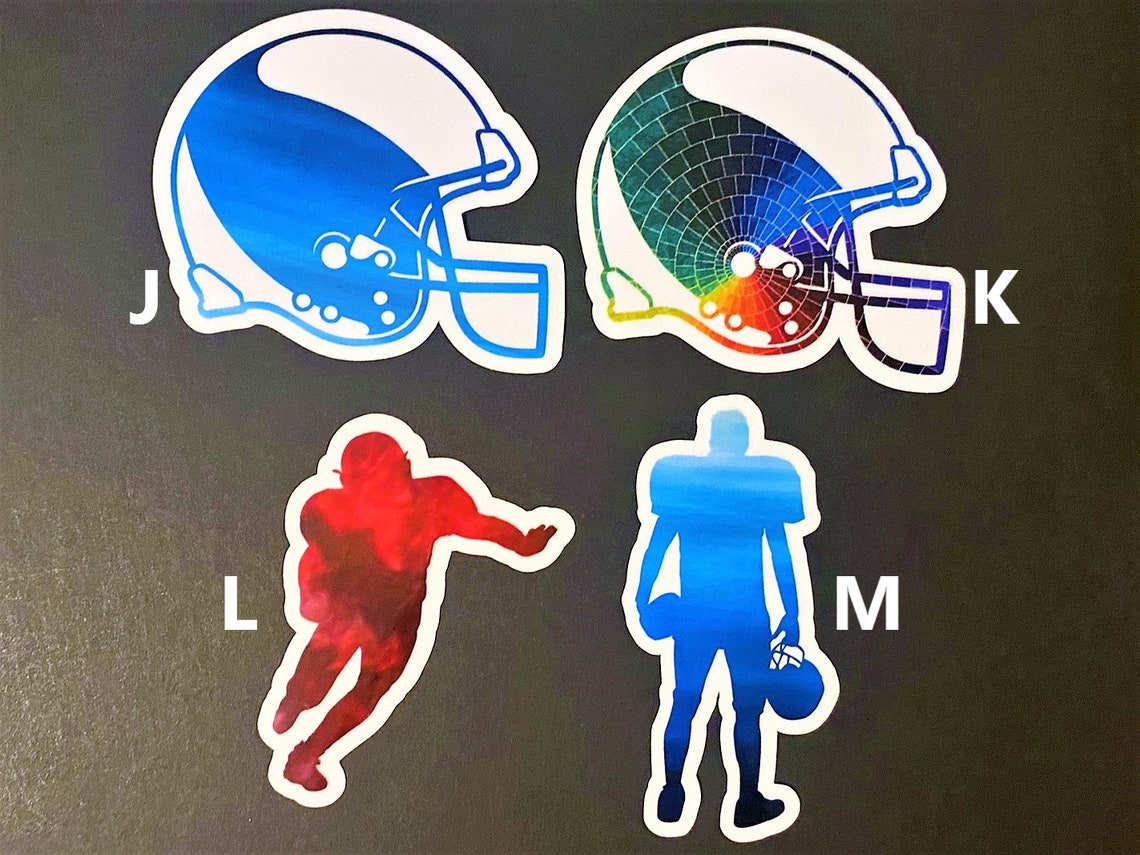 Football Stickers Decals - Etsy