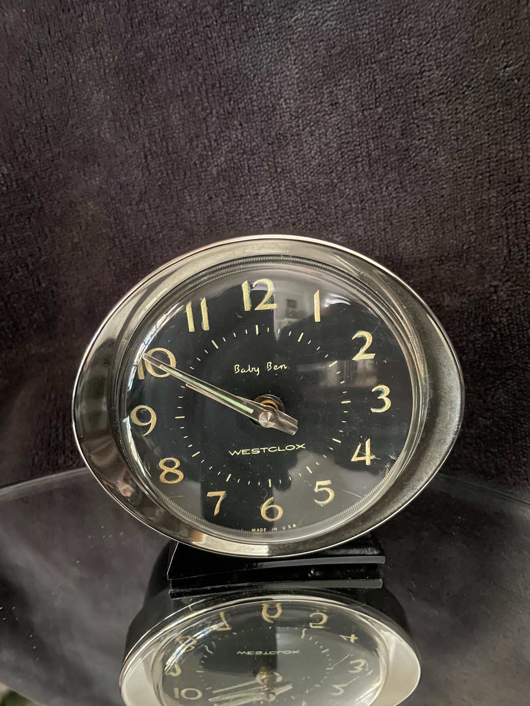 Vintage Westclox Baby Ben Alarm Clock - Black Style 8 - Serviced - Etsy