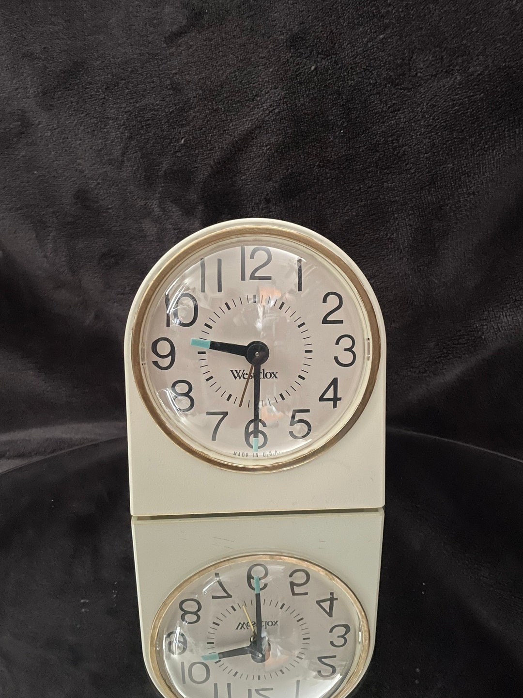 Vintage Westclox Windup Alarm Clock in Cream,luminous Hands. Restored ...