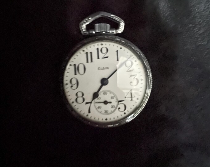 Antique Elgin Pocket Watch 16s,7j, Grade 291 Model 7,open Face Cased in ...