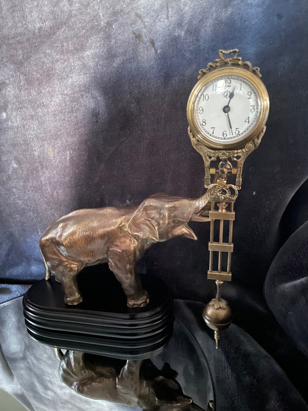 Junghans Mystery Swinging Elephant Clock - Etsy
