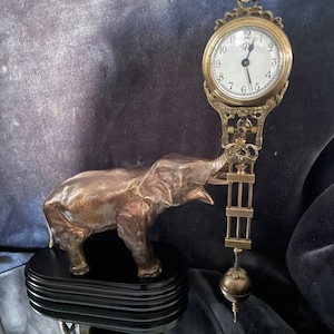 Junghans Mystery Swinging Elephant Clock - Etsy