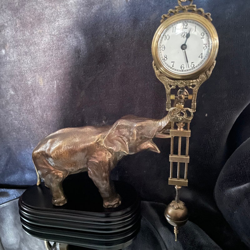 Elephant Clock - Etsy