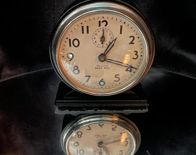 Westclox Baby Ben Style 4 Windup Alarm Clock in Black. Restored! - Etsy