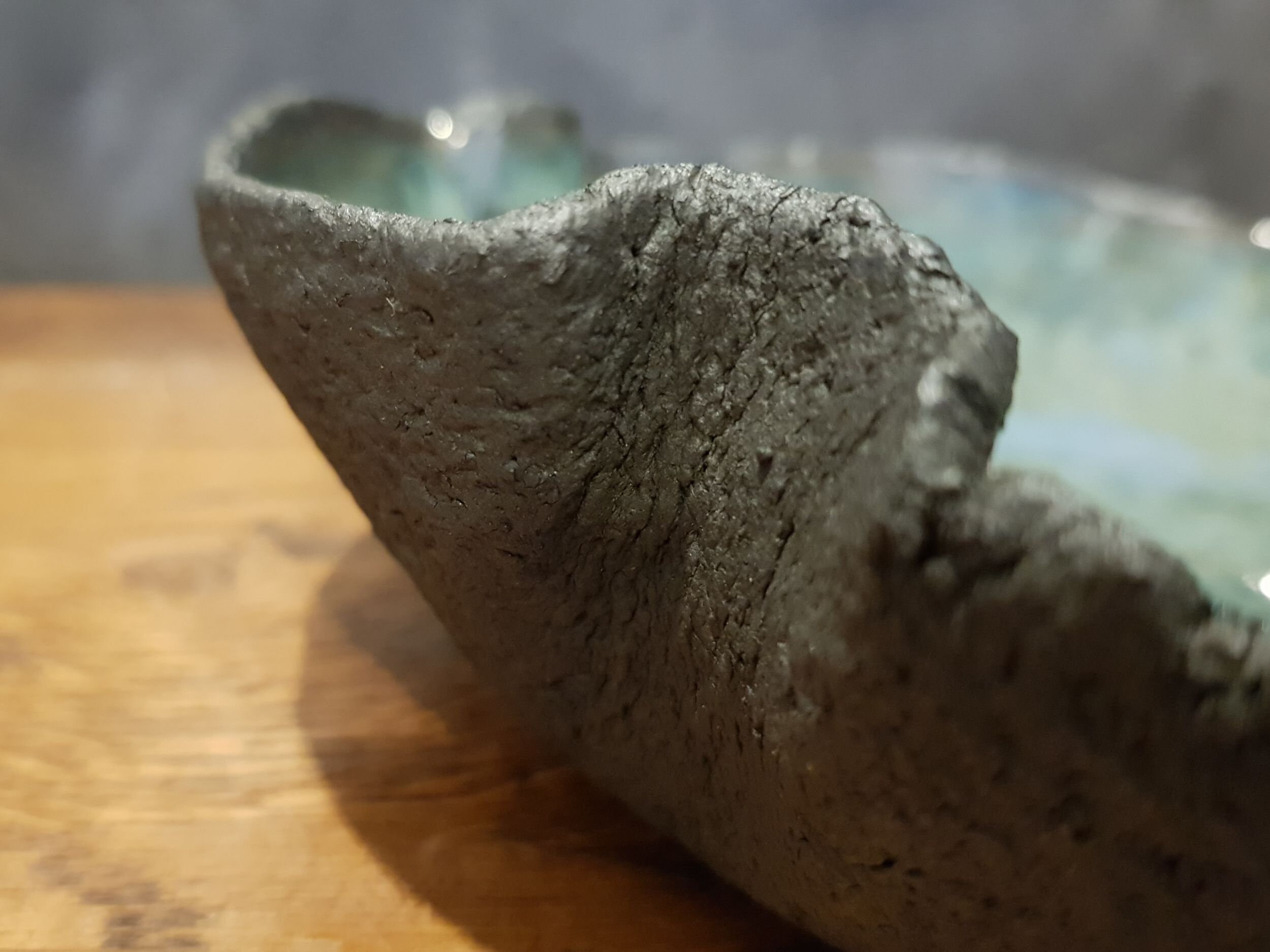 4 Extravagant Ceramic Plates Terra Nera Rainforest 2 Deep - Etsy UK