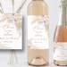 Boho Gift Wine Labels Avery Wine Label Orchid Wine Label Template ...