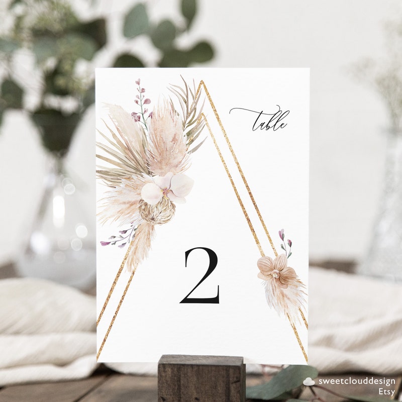 Frame Table Number - Etsy