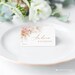 Dusty Orange Name Place Cards Rust Orange Place Card - Etsy