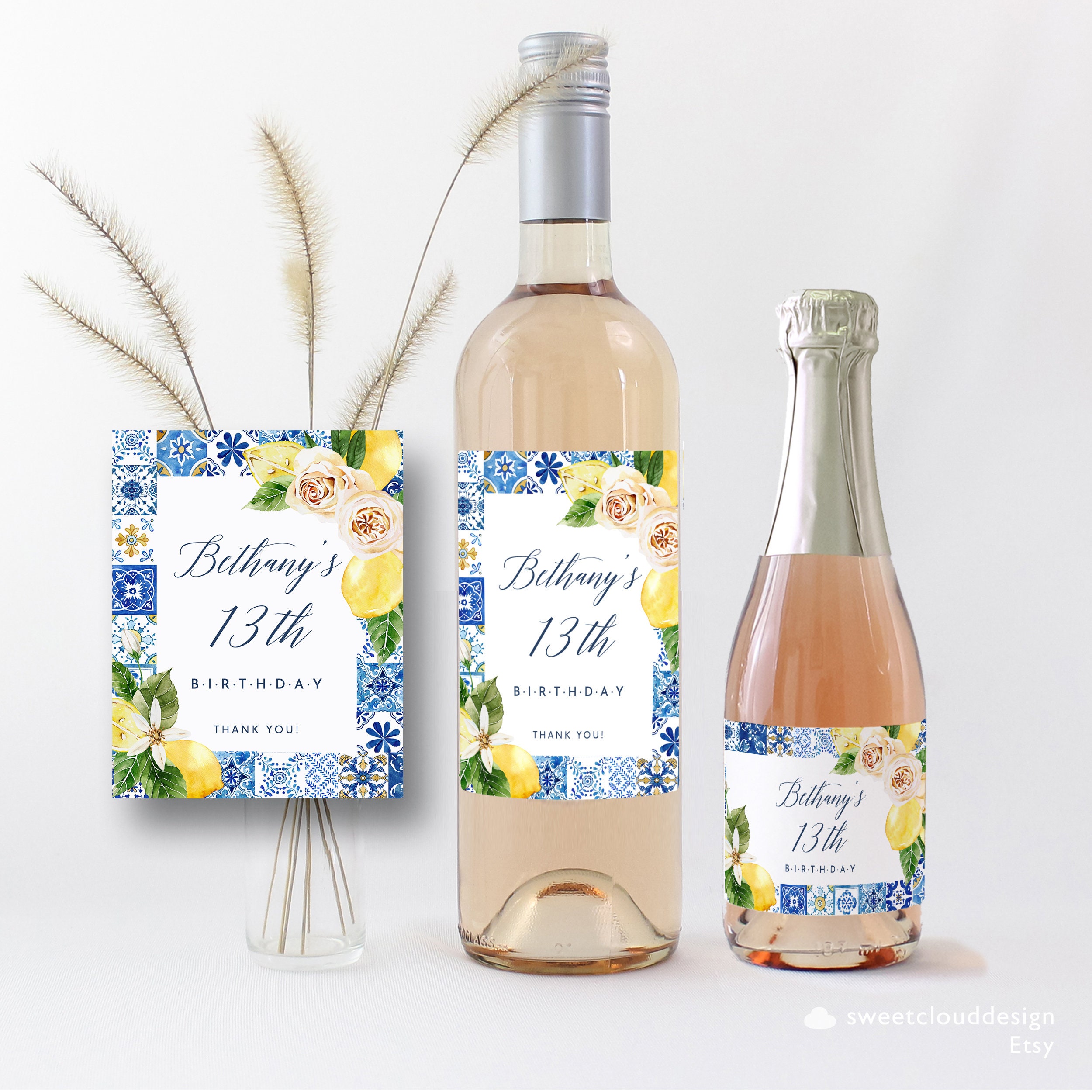 Vintage Italian Wine Label