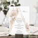 Boho Orchid Menu Boho Floral Dinner Menu Printable Boho Menu - Etsy