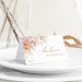 Dusty Orange Name Place Cards, Rust Orange Place Card Template, Rust ...