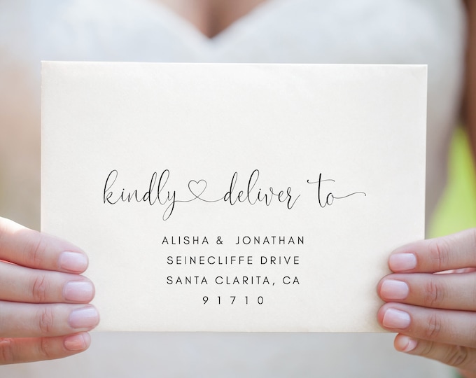 Address Envelope Template Instant Download - Etsy