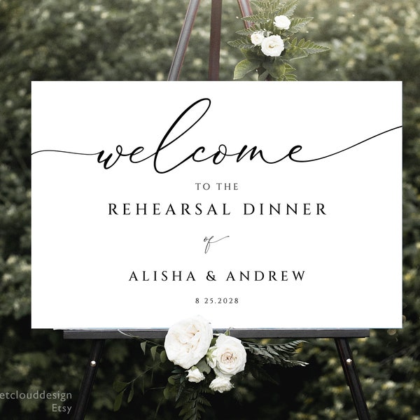 Rehearsal Dinner Sign - Etsy