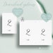 Simple Wedding Table Numbers Template Elegant Table Numbers - Etsy