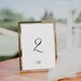 Simple Wedding Table Numbers Template Elegant Table Numbers - Etsy